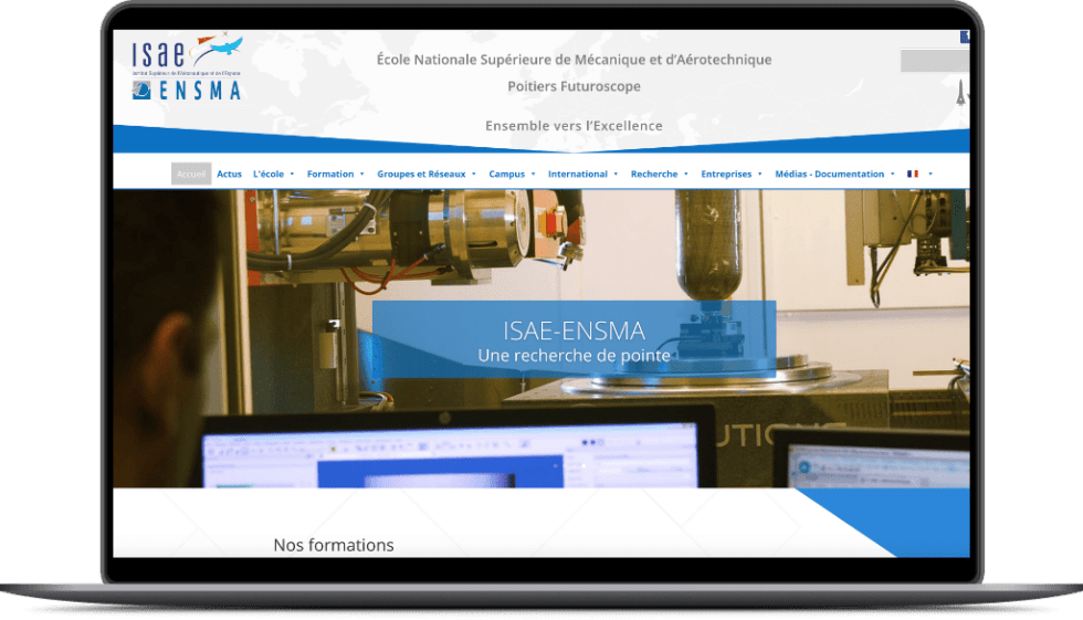Création site internet ISAE-ENSMA